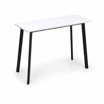 China Rectangular Bar Table With Wood Top Metal Legs For Cafe Hotel Lounge Office for sale