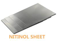 China High Plasticity Special Alloys Nitinol Sheet / Strip for sale