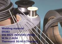 China ER383 GTAW Welding Rod Special Alloys Welding Material Nickel Based Alloy ER383 / SNi 8025 for sale