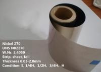 China Nickel 270 / UNS N02270 High End Special Alloys Foil / Wire For Electronic Part for sale