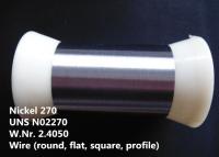 China Nickel 270 / UNS N02270 High End Special Alloys Foil / Wire For Electronic Part for sale