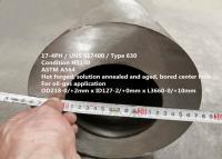 China Martensitic precipitation Hardening stainless steel 17-4PH, SUS630 / S17400 thick wall thickness forged tube for sale