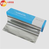 China Household Wrap Aluminum Foil 200 Sq Ft 12 Micron Food Grade Kitchen Roll for sale