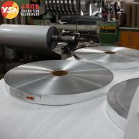 China AL PET Laminating Film Slitting 50-600mm for Flexible Duct HVAC Raw Material for sale