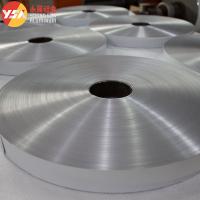 China Single Sided White Aluminum Polyester Laminating Air Duct Film Roll 76mm ID 20-90mm Width for sale