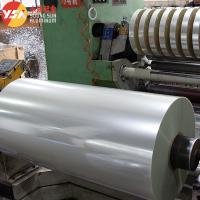 China 0.012mm Clear Transparent PET Polyester Film for Flexible Duct 52mm Core for sale