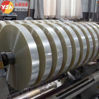 China 0.012mm Clear Transparent PET Polyester Film for Flexible Duct 52mm Core for sale
