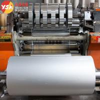 China AL/PET/AL Laminated Double Sided Aluminum Foil 20-90mm for HVAC Duct Insulation for sale