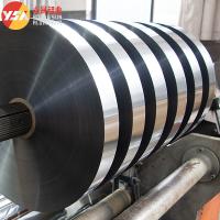 China AL/PET/AL Laminated Double Sided Aluminum Foil 20-90mm for HVAC Duct Insulation for sale