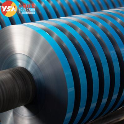 China Blue 9mic 23mic AL+PET Aluminum Plastic Laminated Film Single Side for Cable Shielding for sale