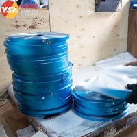 China Blue 9mic 23mic AL+PET Aluminum Plastic Laminated Film Single Side for Cable Shielding for sale