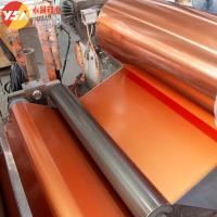 China Double Sided Copper Color AL+PET Mylar Laminating Aluminum Foil 0.006-0.05mm for Cable Shielding for sale