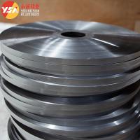 China AL PET Cable Aluminum Single Silver Wrapping Laminated Film Coil Strip 38mm ID 5-50mm Width for sale