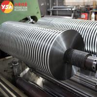 China AL PET Cable Aluminum Single Silver Wrapping Laminated Film Coil Strip 38mm ID 5-50mm Width for sale