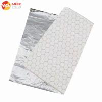 China Aluminum Foil Honeycomb Greaseproof Paper Burger Wrapping Sheets 25x35 cm for sale