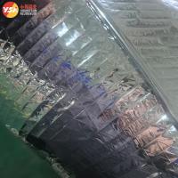 China Rhombus Reinforced Aluminum Foil Thermal Insulation 12μm VMPET Triple Layer 95% Heat Reflection for sale
