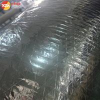 China Rhombus Reinforced Aluminum Foil Thermal Insulation 12μm VMPET Triple Layer 95% Heat Reflection for sale