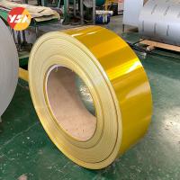 China Gold Coated Aluminum Foil for Lunch Box 0.022mm to 6.5mm High Temperature Resistant for sale