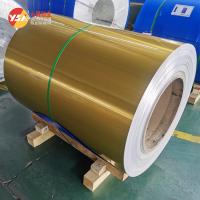 China Gold Coated Aluminum Foil for Lunch Box 0.022mm to 6.5mm High Temperature Resistant for sale