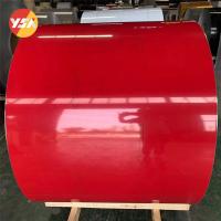 China PVC Coated Aluminum Coil 0.6mm Wood Grain for Gutter Roofing Wall 1000 3000 Series for sale