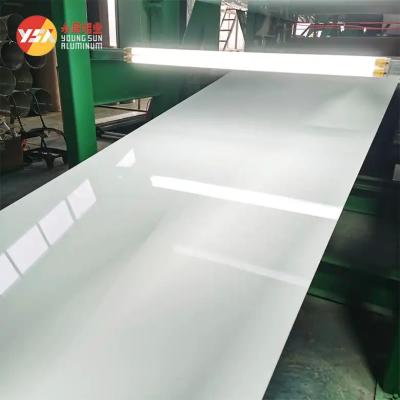 China White Aluminum Sheet 0.06-1.0mm Width 20-1590mm for Architecture and Signage for sale