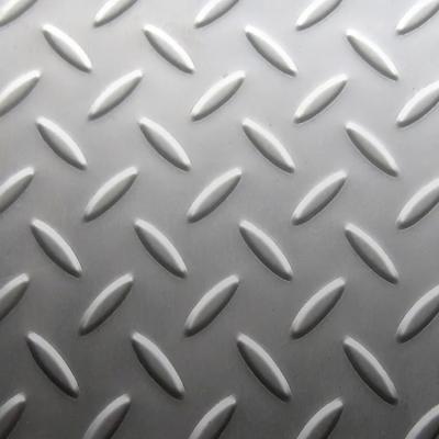 China Lentil Pattern Aluminum Checkered Plate 0.7-10mm Thickness 750-1250mm Width Alloy 1050 1060 1100 3003 3004 5052 for sale