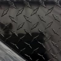 China 1600mm Black Aluminum Diamond Tread Plate 4x8 ft Sheet - 0.8-10mm Thickness Options for sale