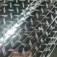 China 4mm-8mm Trailer Aluminum Sheet 4x8 Diamond Plate for Transportation and Logistics Applications for sale