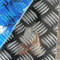 China T3-T8 Checkered Aluminium Sheet Coil 6000 Series 0.1mm-8.0mm Thickness for Construction and Industrial Flooring for sale