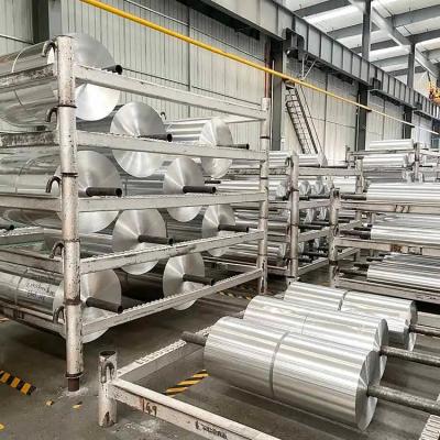 China Aluminum Foil Coil 0.07-0.2mm 8011 8021 for Air Conditioner Heat Exchanger Fins for sale