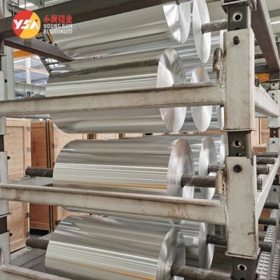 China Food Container Aluminium Foil Big Roll 8011 3003 Alloy 0.05mm Thickness for Takeout Catering for sale