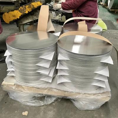 China 3105 Aluminum Round Circles 0.13mm-6.5mm Thickness 80mm-1000mm Diameter Mill Finish Blanks for sale