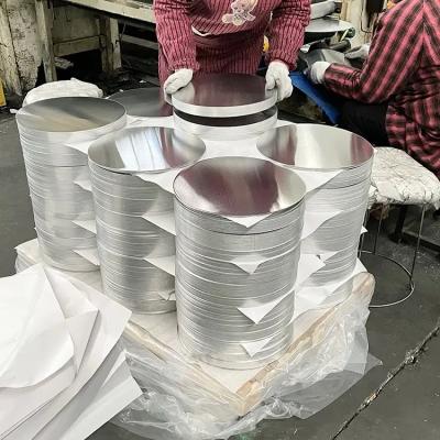 China Hot Rolled Aluminum Discs 0.3mm-10mm Thickness 100mm-1500mm Width for Cookware Manufacturing for sale
