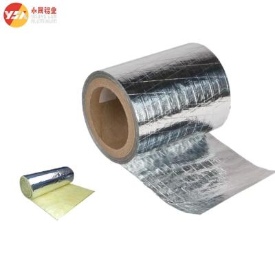 China Silver Rhombus Reinforced Aluminum Foil for Thermal Insulation | 76mm Core, ≤2000mm Width for sale