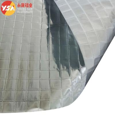 China 122cm Width Aluminum Metallized Film 110gsm 135gsm Waterproof Insulation Material with 91% Reflectivity for sale