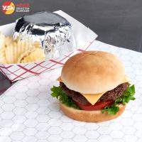 China Food Grade Honeycomb Foil Paper Heat Resistant Greaseproof Burger Wrapping Paper For Catering for sale