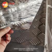 China 5083 H32 Marine Grade Aluminum Checkered Plate 5 Bar Anti Corrosion Tread Sheet 1600mm Wide Custom Size for sale