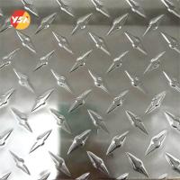 China Aluminum Checkered Plate 1060 3003 5052 Anti Slip Diamond Pattern for Marine Deck Industrial Flooring for sale