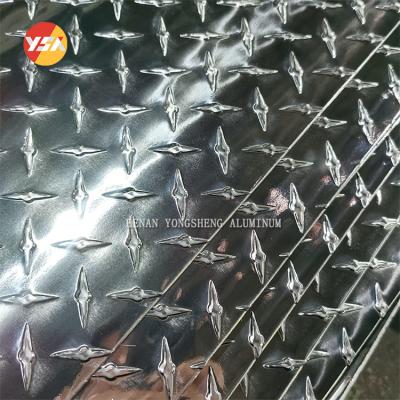 China Aluminum Checkered Plate 1.5mm-10mm Anti-Slip Tread Plate for Flooring Walkways and Vehicle Platforms for sale