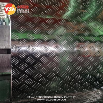 China Aluminum Checkered Plate 5052 6061 Tread Plate Non Slip Flooring for Marine Industrial Decks 1.5mm 10mm for sale