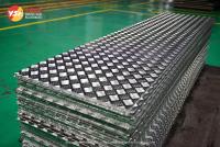 China Aluminum Checkered Plate 1.5mm to 10mm Thickness 100 Recyclable Custom Sizes Durable Slip Resistant Metal Sheet for sale