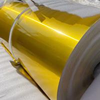 China Color Coated Aluminum Foil 1060 1235 8011 Pre Coated Aluminum Coil for Building Materials 1220mm OD for sale