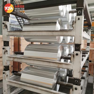 China 8011 Aluminum Foil Roll 45cm Width for BBQ Food Wrap Household Commercial Use Custom Sizes for sale