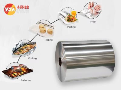 China Yongsheng Aluminum Foil Rolls 3003 8011 8079 0.006-0.2mm for Food Packaging for sale