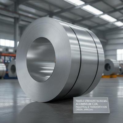 China Aluminium Coil Tensile Strength 70-350 MPa Industrial Transportation Applications Jiangsu Origin for sale