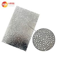 China Embossed Aluminum Sheet PVDF PE Coating Antiskid Slip Resistant for Facade Cladding for sale