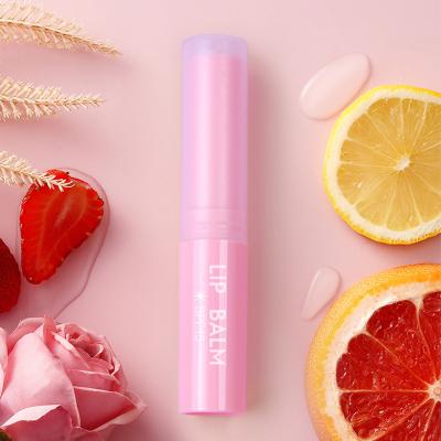 China SPF 15+ Natural Pink Lip Balm OEM Skin Care Products Moisturizing Treatment for sale