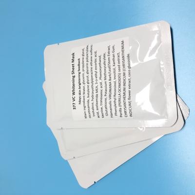 China Natural Hydrating Sheet Mask Aloe Vera Organic 377 Vitamin C Facial Mask for sale