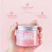 China Organic OEM Skin Care Products Whipped Jojoba Oil Whitening Facial Body Scrub for sale