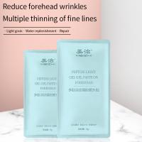 China OEM Forehead Sticker Sheet Mask Lighten Up Anti Wrinkle Sheet Mask for sale
